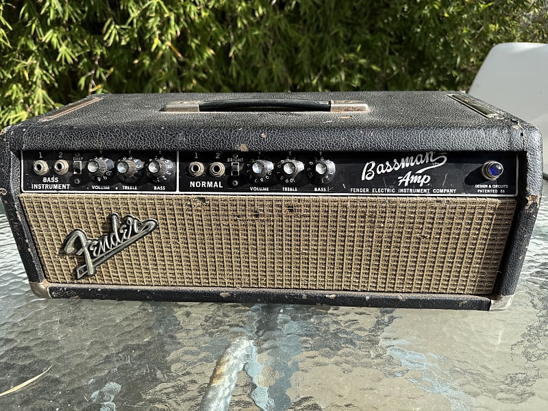 Fender Bassman 2-Channel 50-Watt Guitar Amp 1965 AA165 | Reverb