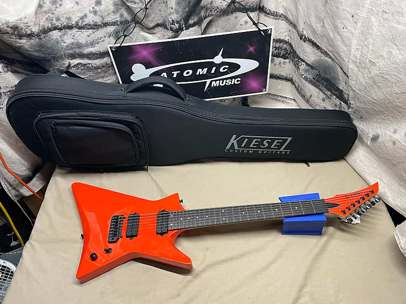 Kiesel Hyperdrive 7-string Guitar with Gig Bag - Racing | Reverb