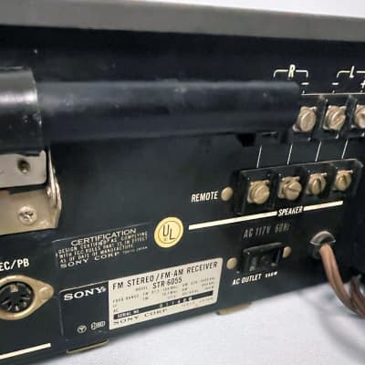 Sony STR-6055 AM/FM Stereo Receiver 1971-74 Silver | Reverb