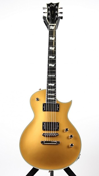 ESP Eclipse II 2012 Metallic Gold Rare Finish! With Case | Reverb