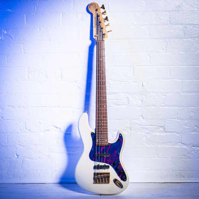 Penta Bass Bass 2000s - Pearl White - Alex Gregory - Bizzare | Reverb