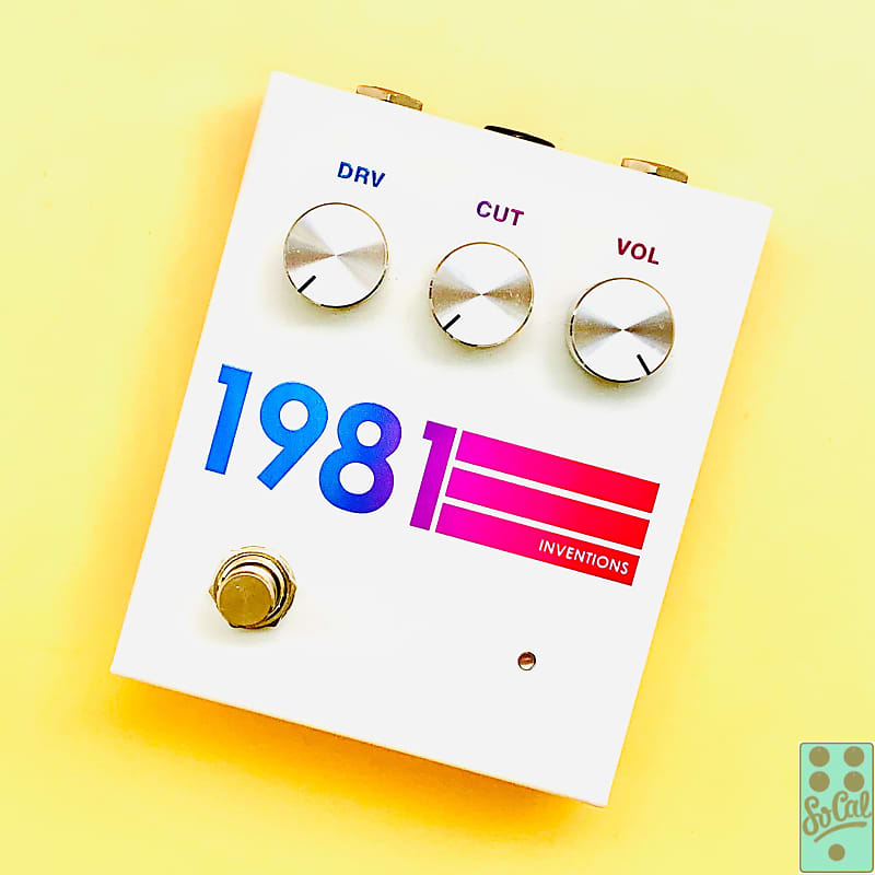 1981 Inventions DRV Overdrive White Hyperfade | Reverb Australia