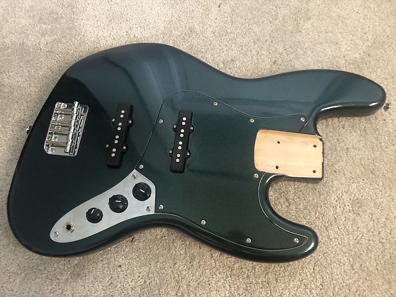 Squier Affinity jazz bass body - Teal Blue Pearl | Reverb