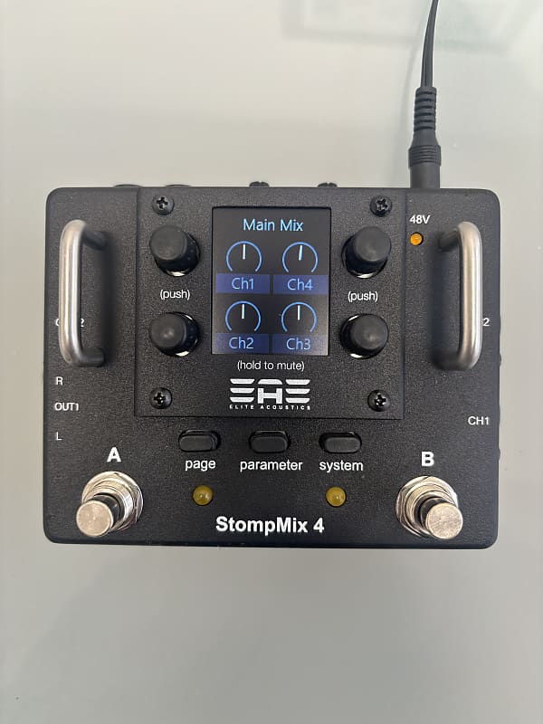 Elite Acoustics - StompMix 4 - USED - Four Chan PreAmp / | Reverb