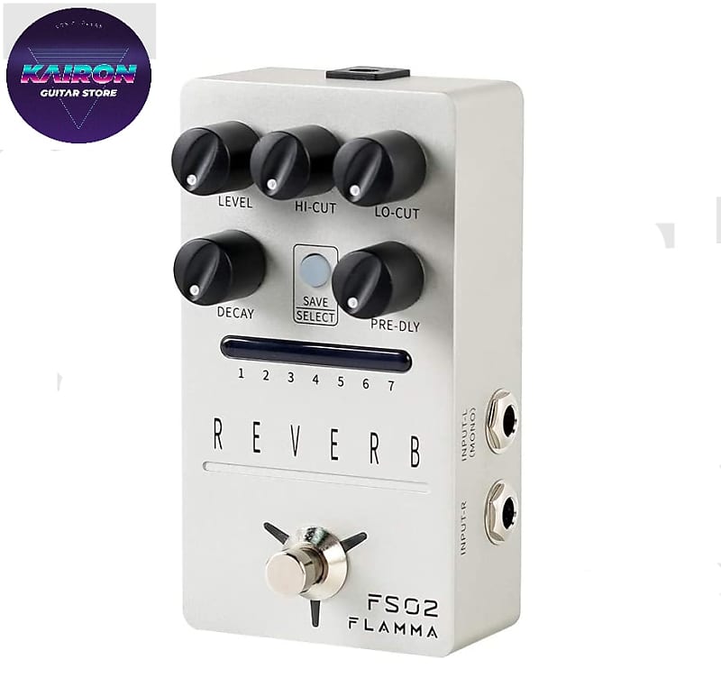 FLAMMA FS02 Reverb Guitar Pedal Stereo Digital | Reverb