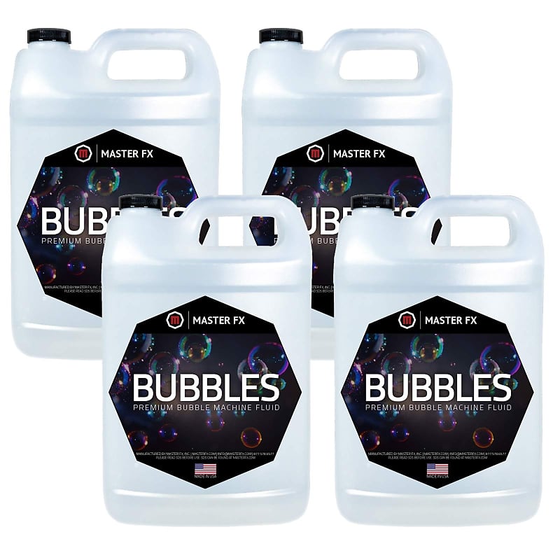 Master FX BF-PB-1 Bubbles Premium Bubble Machine Fluid Gallon | Reverb