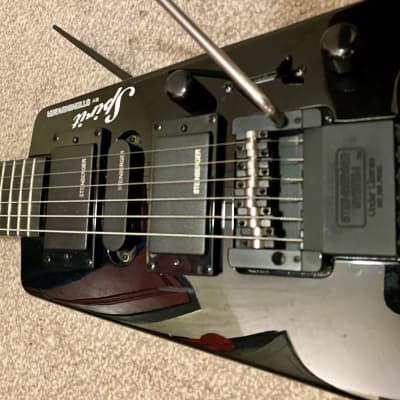 Silvertone PSSN2 Pro Black sparkle - KISS Paul Stanley | Reverb UK