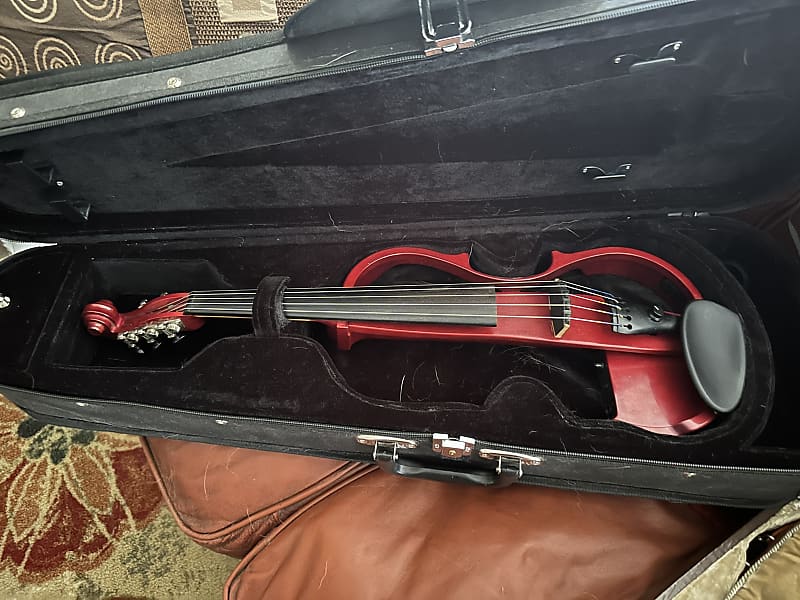 Yamaha EV-205 Pearl Red with Barbera pickup | Reverb