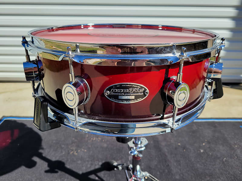 PDP LX Series 14x5 Snare Drum - Red/Black Fade (C002-5) | Reverb
