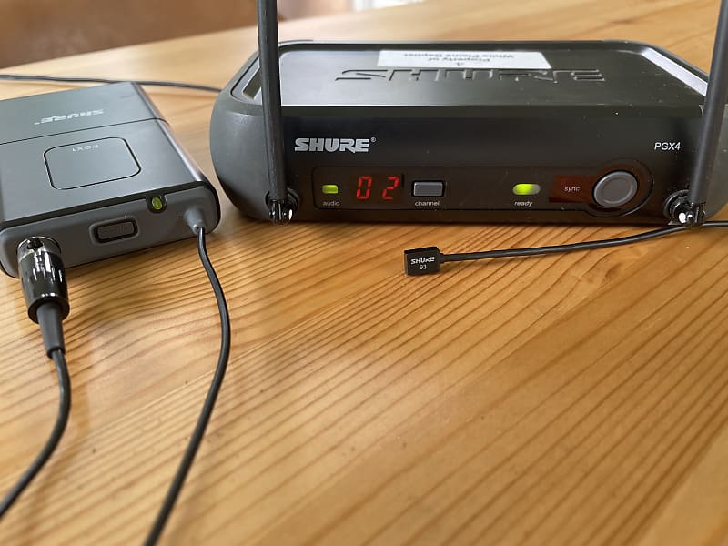 Shure PGX Wireless System with WL93 Lavalier mic | Reverb