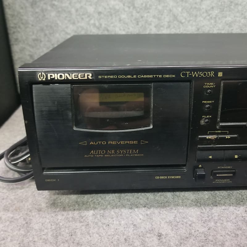 Pioneer CT-W350R Stereo Double Cassette Deck | Reverb