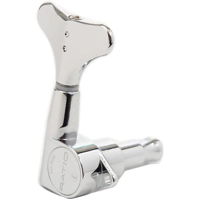 Graph Tech Bass Ratio Tuners 4-In-Line Y Key, Chrome | Reverb