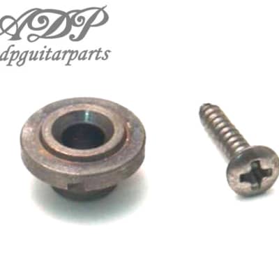 Strat Input Jack Cup Chrome - AGED - RELIC Vintage | Reverb France