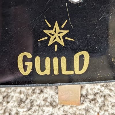 Guild Starfire Pickguard 1960s - Black with Bracket III IV V | Reverb