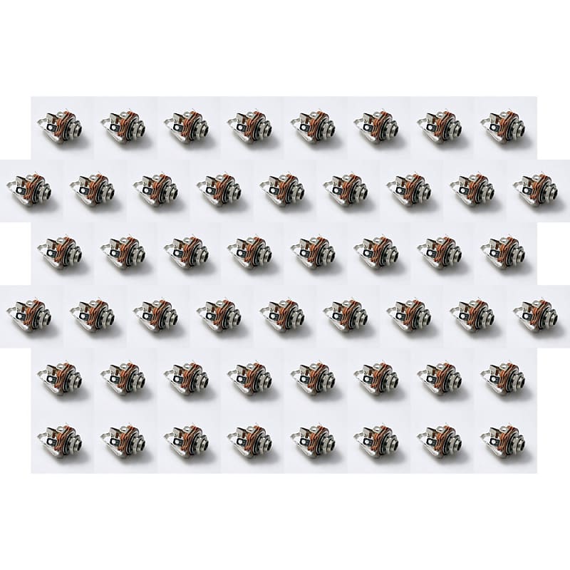 50 STEREO JACK 1/4inch Female Panel Mount Closed Circuit | Reverb