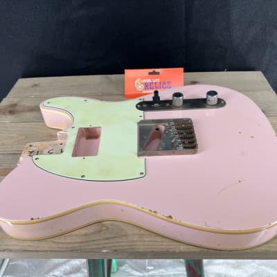 Real Life Relics Tele® Body Double Bound Aged Shell Pink | Reverb
