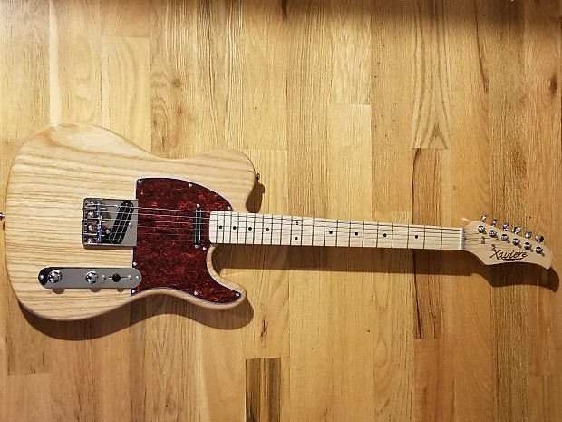 Xaviere XV-830 Solid Ash Clear Gloss maple Neck Humbucker | Reverb