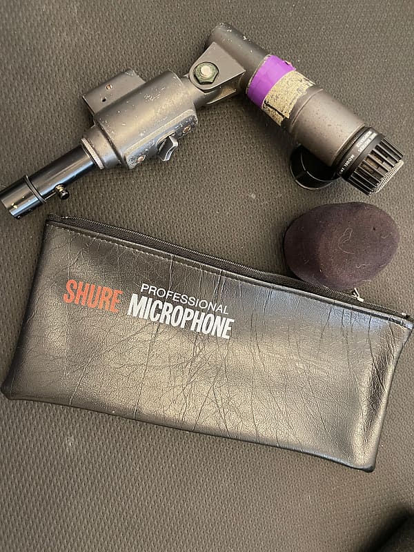 Shure SM56 70’s +/- Gray with switch, windscreen and quick | Reverb