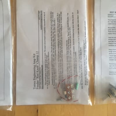 Torres Fender Champ 12 New Old Stock mod kits 1990's | Reverb