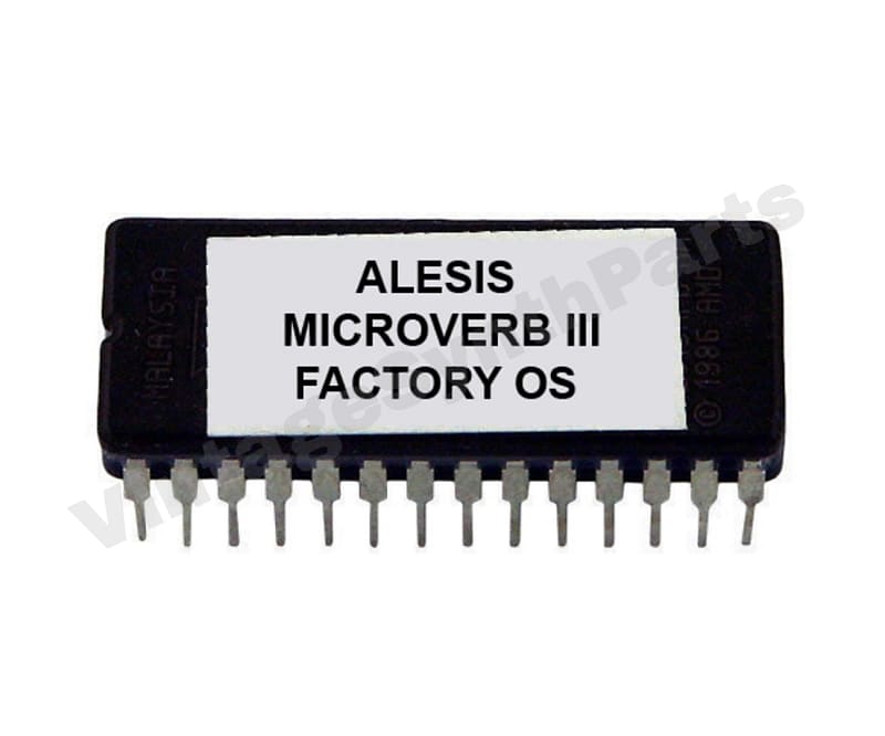 Alesis Microverb III Factory Firmware OS Eprom Rescue repair | Reverb