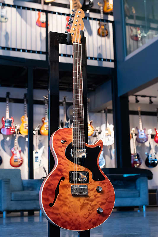 PJD GUITARS PJD GUITARS CAREY ELITE 2020 - Cherry Burst Quilt | Reverb