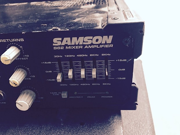 Samson S62 150 Watt 6 channel Powered Mixer w/ Effects Send | Reverb