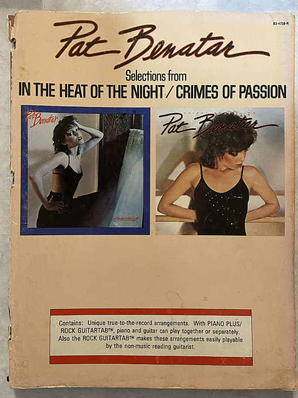 Pat Benatar - In the Heat of the Night / Crimes Of Passion - | Reverb