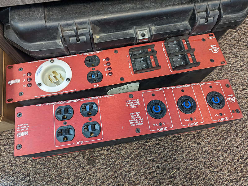 Whirlwind Rack Mount PLR2-J Power Distro 2020s - Red | Reverb