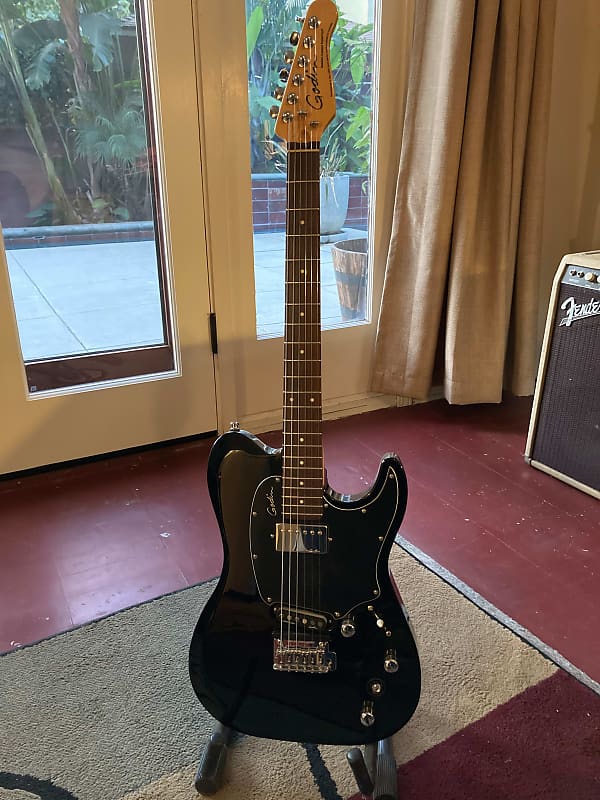 Godin Session Custom Tripleplay Black | Reverb