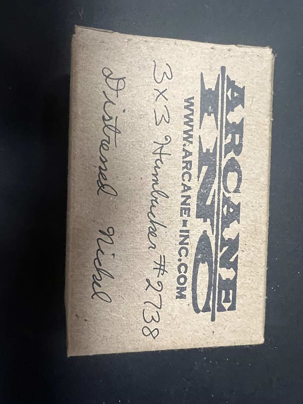 Arcane 3x3 Tele neck Humbucker Distressed Nickel 2022 - | Reverb