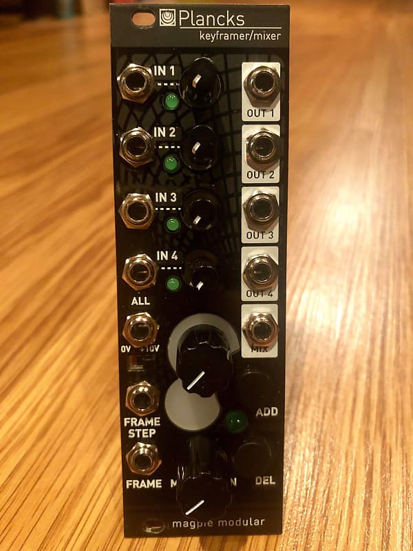 Magpie Modular Plancks - 8hp Mutable Instruments Frames Black | Reverb