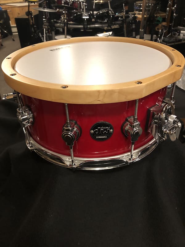 DW Maple Snare 6-1/2" drum - Red | Reverb