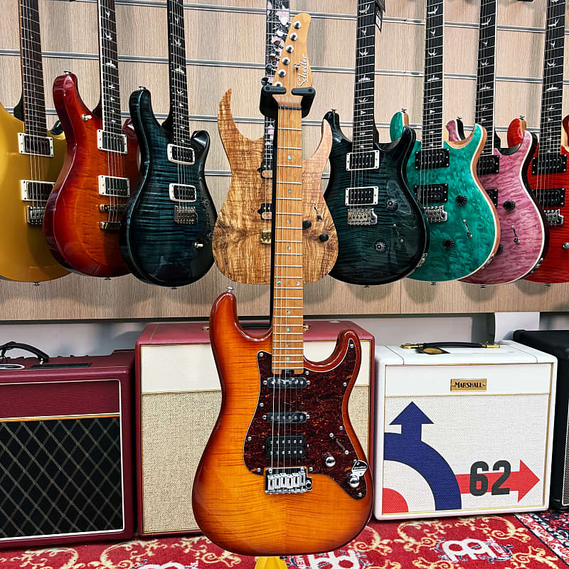 Schecter R66 Elite II Roasted Maple Traditional Vintage | Reverb UK