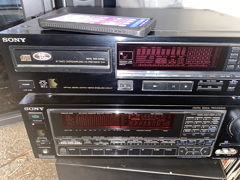 Vintage sony stereo receiver and cd player Str-D2010/ Cdp990 | Reverb