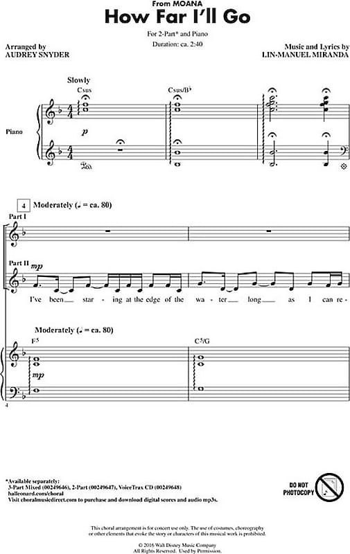 How Far I'll Go - Discovery Level 2 | Reverb