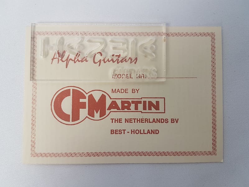 RARE NOS Alpha Martin Egmond Vintage 70ties Label Un-used | Reverb