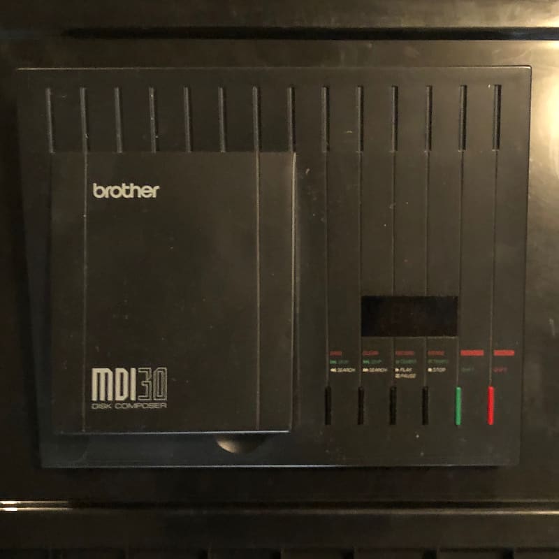 Brother MDI 30 Disk Composer MIDI Vintage 1990s Black | Reverb