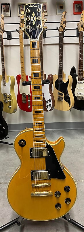 Hohner Les Paul Copy Late 1970s - Natural - With Case | Reverb