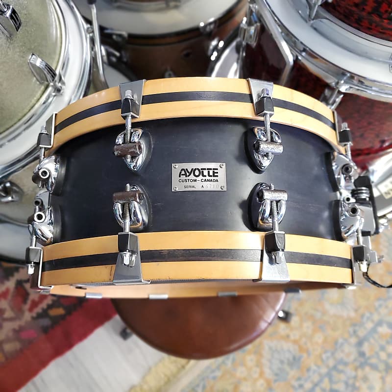 Ayotte Custom 14x6" 10-ply Maple Snare - Wood Hoops | Reverb