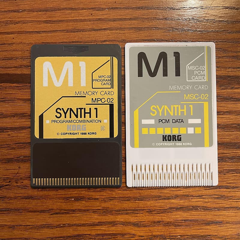 Korg M1 Mpc 02 Program Memory Card Reverb