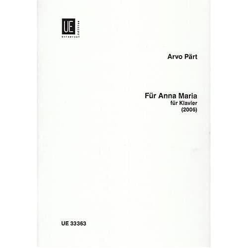 Fur Anna Maria (German Edition) Arvo Paert | Reverb UK