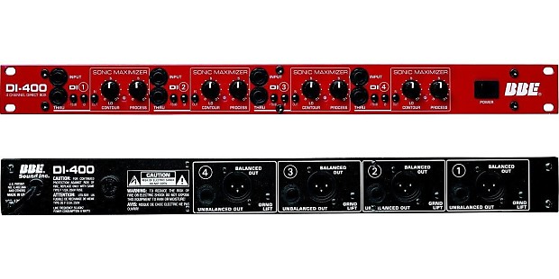 BBE DI-400 4 Channel Active Direct Box Direct Injection DI | Reverb