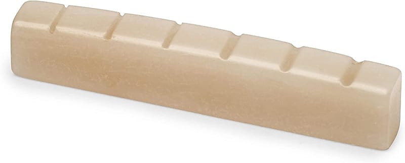 StewMac Slotted Unbleached Bone Nut, For Gibson Guitars, | Reverb