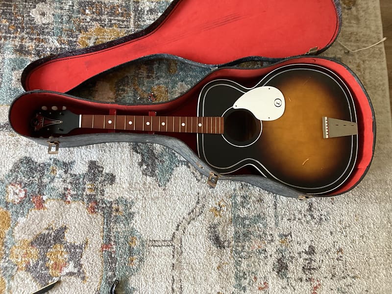 Kay 17" Acoustic Guitar 1960's Time Capsule Needs Neck Work - | Reverb