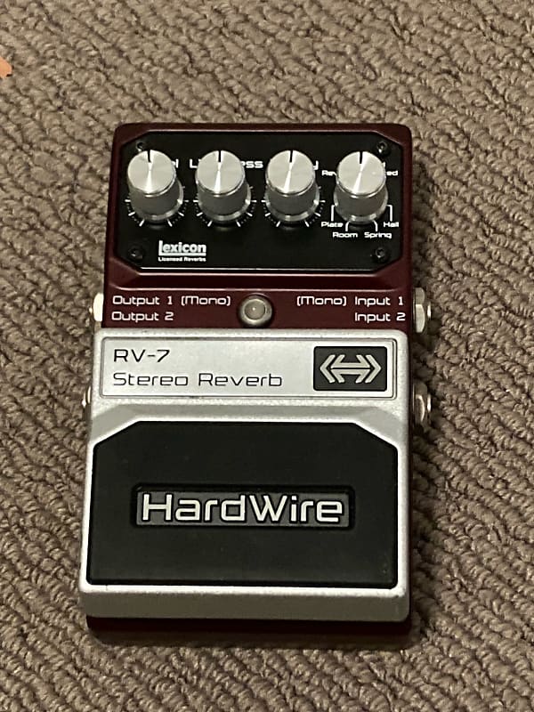 DigiTech Hardwire RV-7 Stereo Reverb 2010s | Reverb
