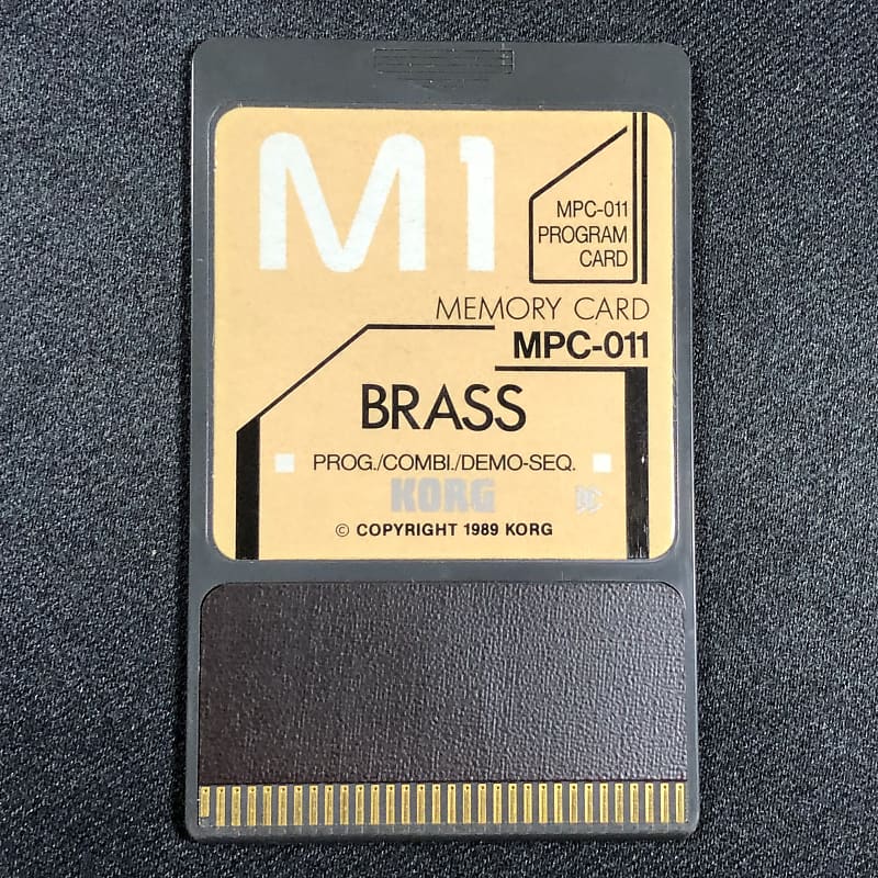 Korg Brass MPC-011 Memory Card For M-1 Synth Workstation | Reverb