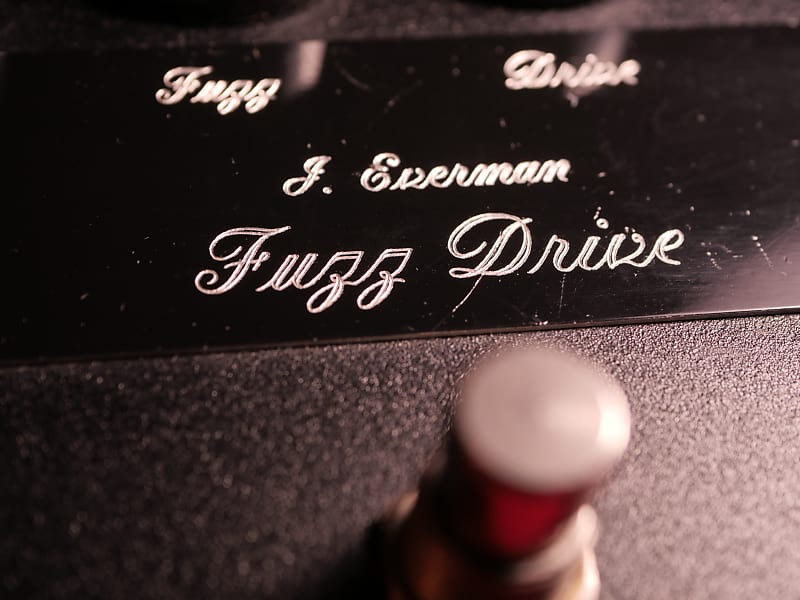 J. Everman Fuzz Drive V2 2000’s - Black | Reverb