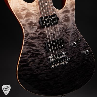 Suhr Modern Limited Edition Set Neck - Custom Charcoal Fade | Reverb