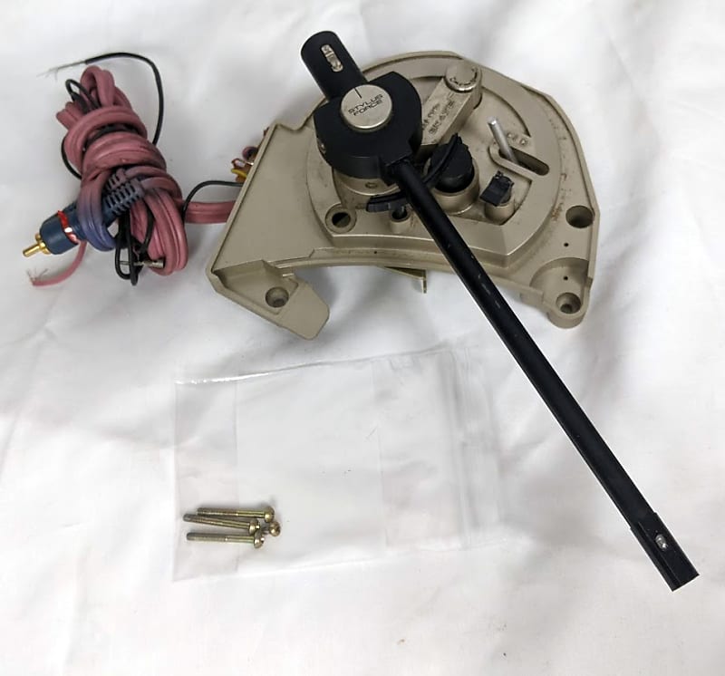 Pioneer PL-8 Tonearm Assembly with Counterweight and Arm Rest | Reverb