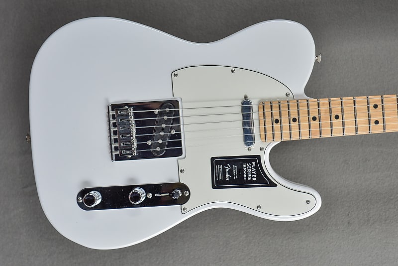 Player Telecaster - Polar White w/Maple | Reverb